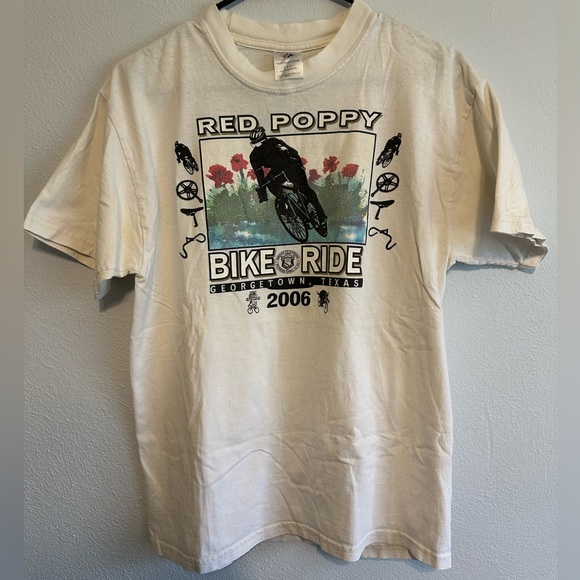 Shirts | Red Poppy Bike Festival Tshirt | Poshmark